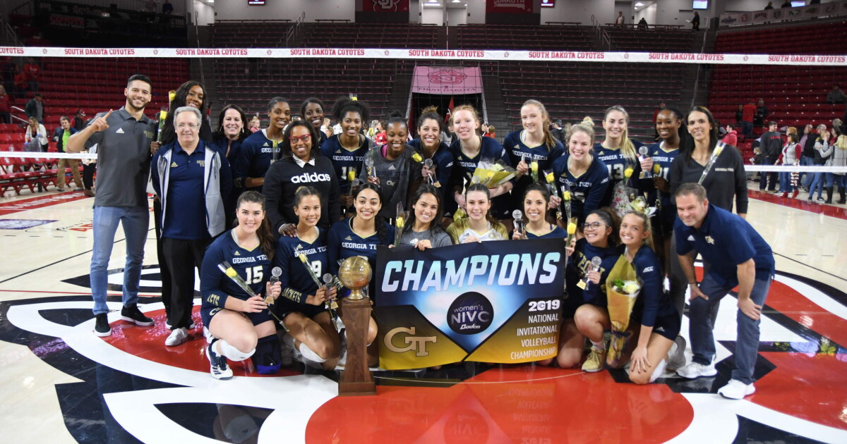 Jackets Claim NIVC Championship – Volleyball — Georgia Tech Yellow Jackets