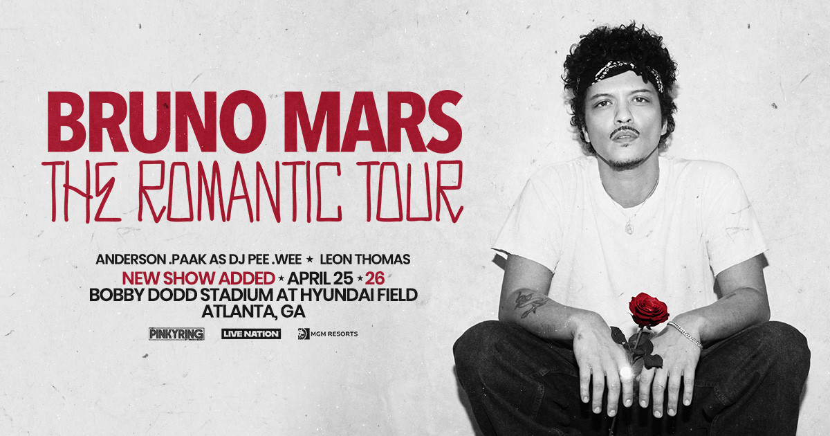Bruno Mars: The Romantic Tour – Georgia Tech Yellow Jackets