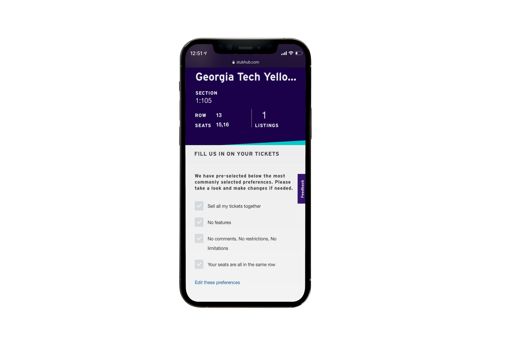 Georgia Tech | Mobile Tickets — Georgia Tech Yellow Jackets