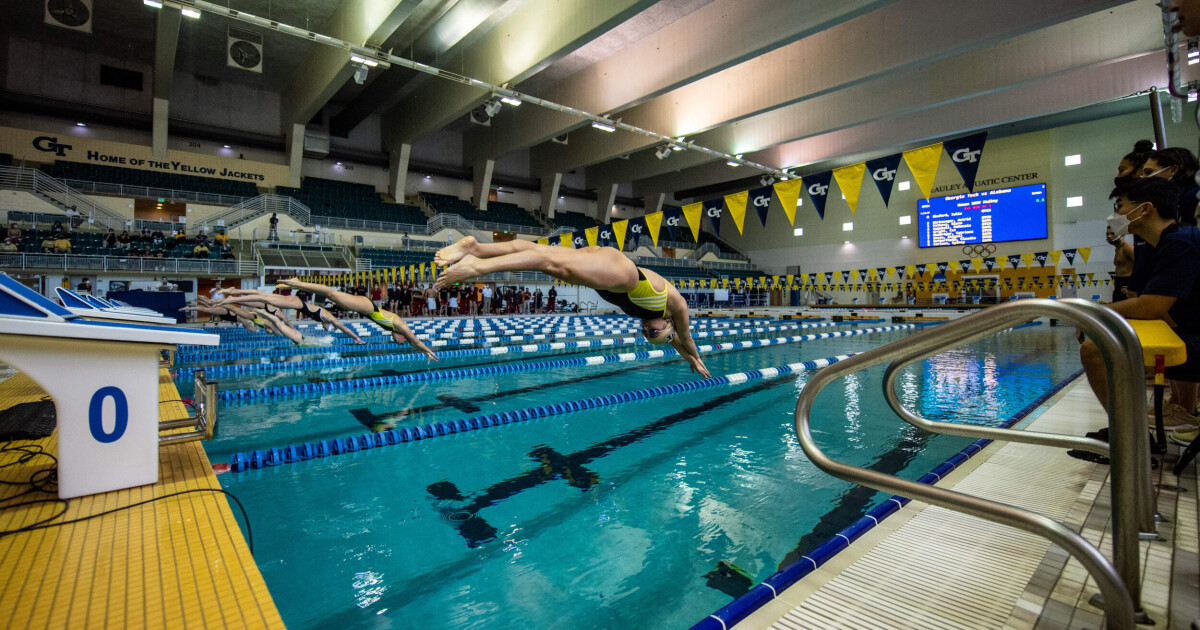 PHOTOS: Swim & Dive Vs. Alabama – Georgia Tech Yellow Jackets