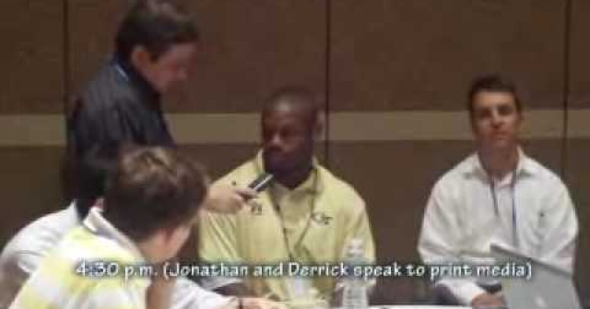 Behind-The-Scenes with Dwyer and Morgan at ACC Media Day – Georgia Tech ...