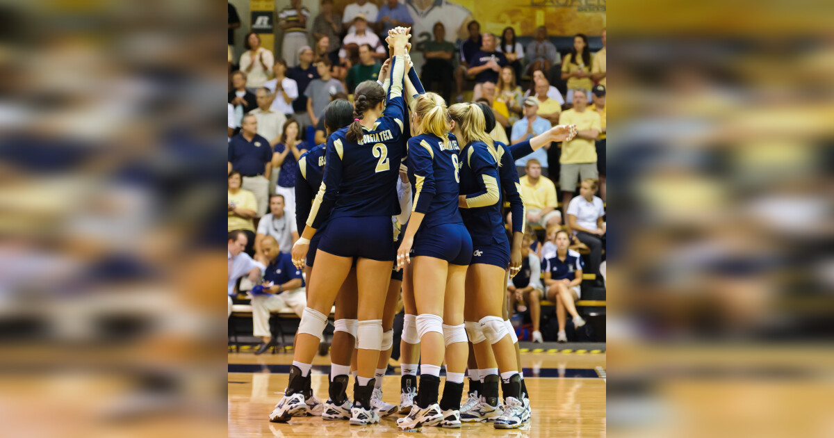 GT Volleyball vs. Tennessee Tech – 8/27/11 – Georgia Tech Yellow Jackets
