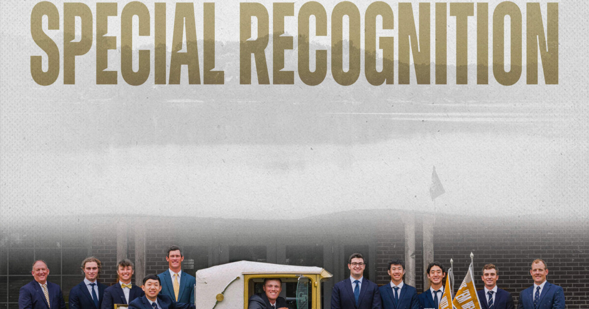 Georgia Tech Golf Receives Team Academic Award from GCAA – Men's Golf ...