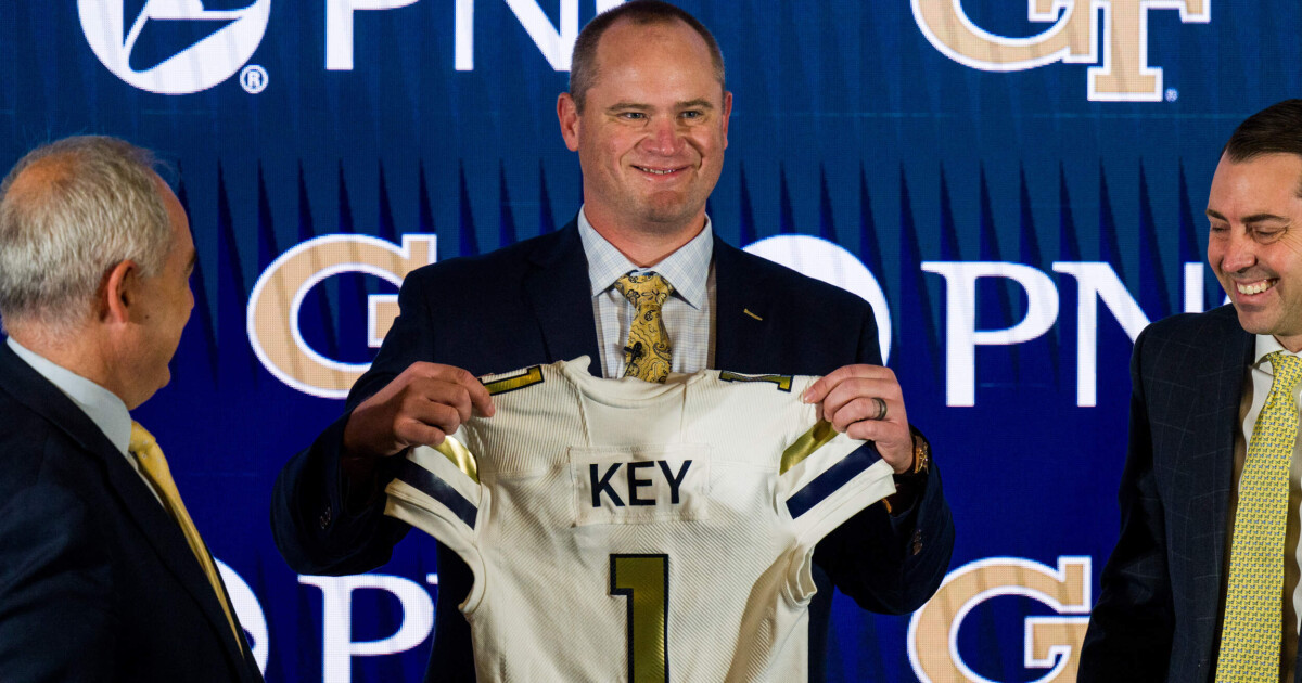 PHOTOS: Brent Key Introductory Press Conference – Football — Georgia ...