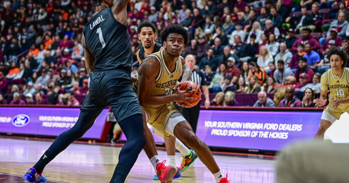 Hokies Escape Jackets, 71-65 – Men's Basketball — Georgia Tech Yellow ...