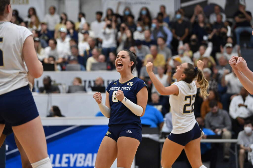 No 8 Seed Tech Sweeps The Citadel To Open Ncaa Tourney Georgia Tech
