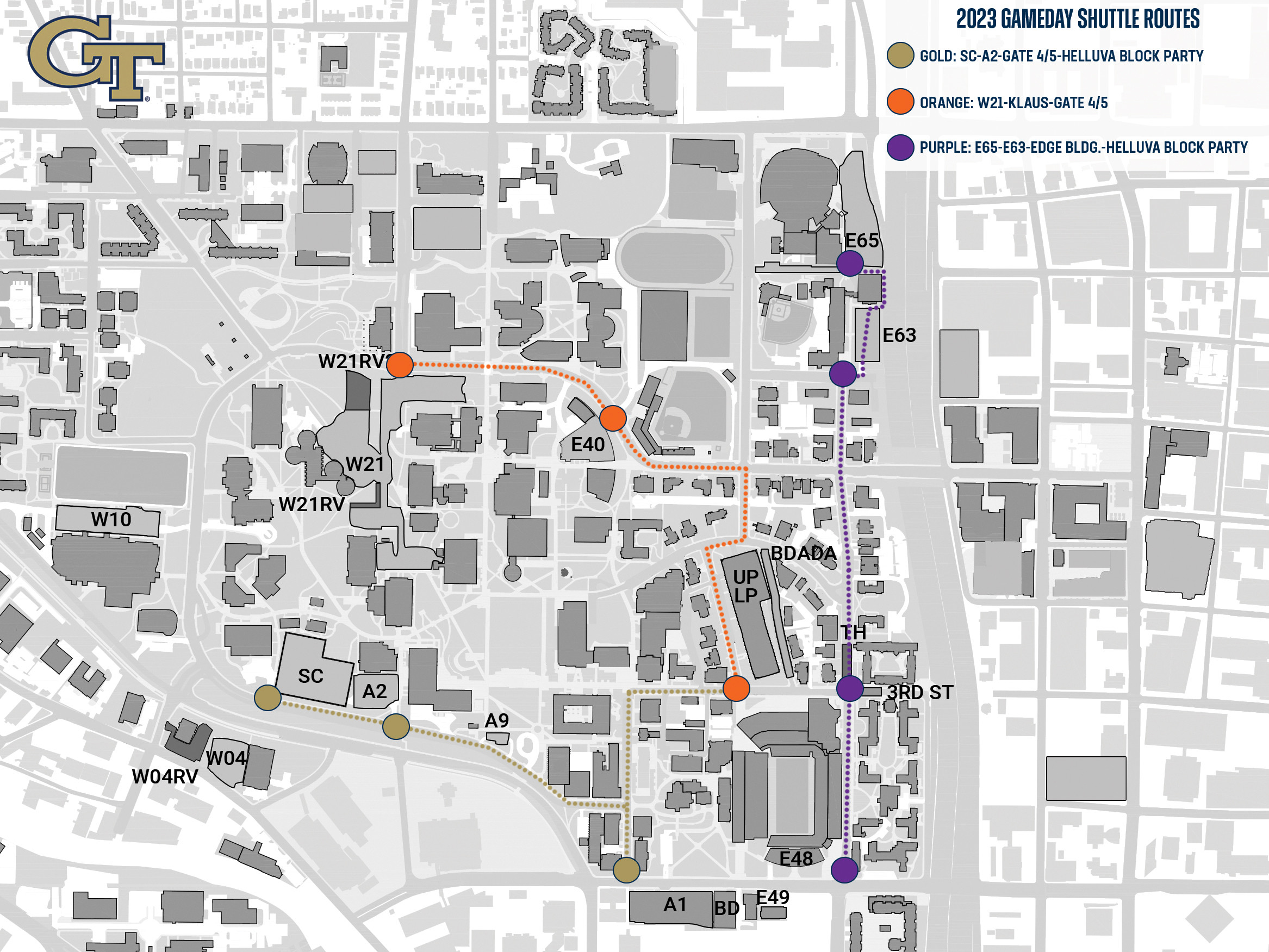 Georgia Tech Yellow Jackets | Official Athletic Site | Football Parking ...