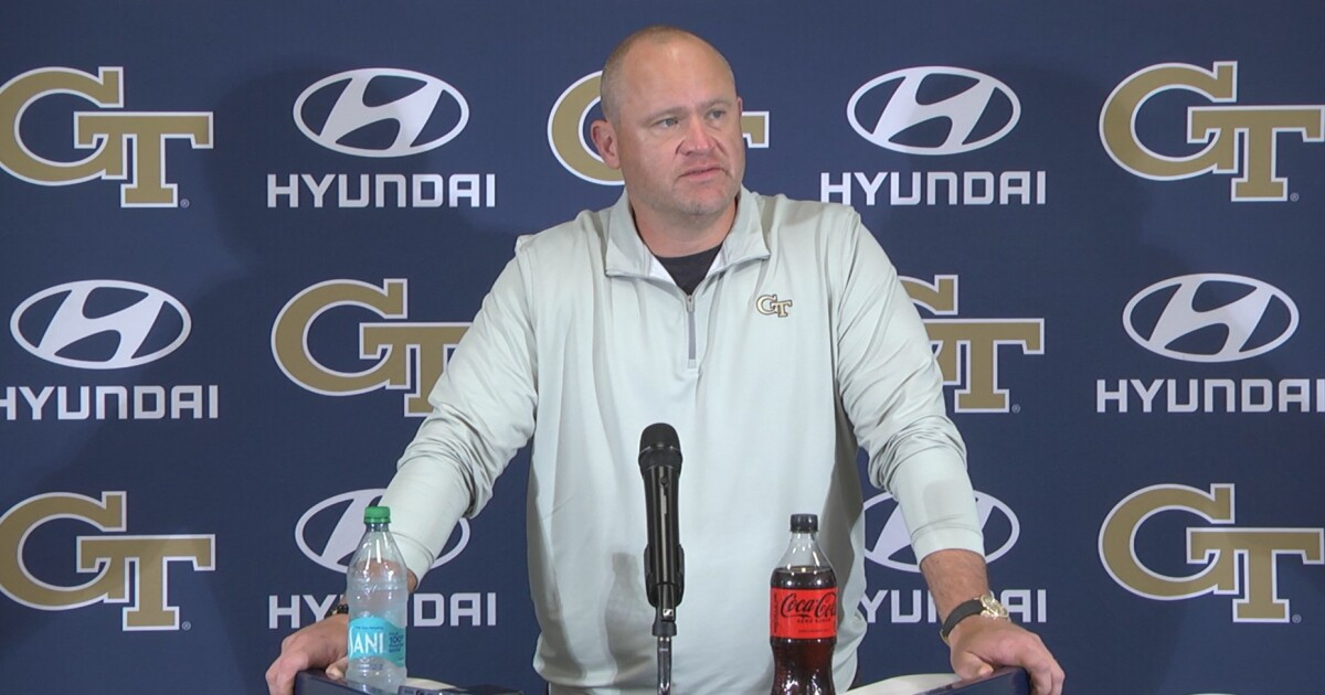 VIDEO: GT Football Week 1 Media Availability – Football — Georgia Tech ...