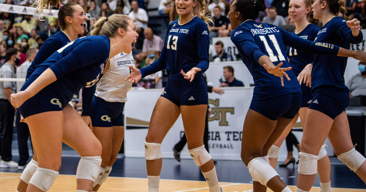VIDEO: Volleyball Virginia Tech Highlights – Georgia Tech Yellow Jackets