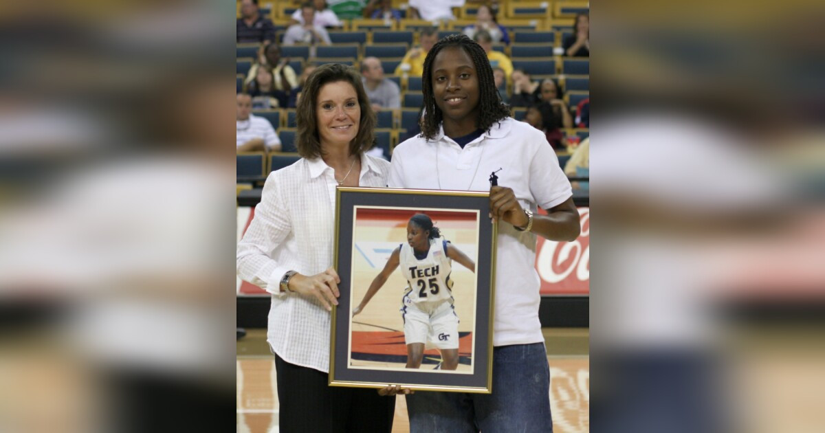 Women’s Basketball honors Kentrina Wilson – Georgia Tech Yellow Jackets