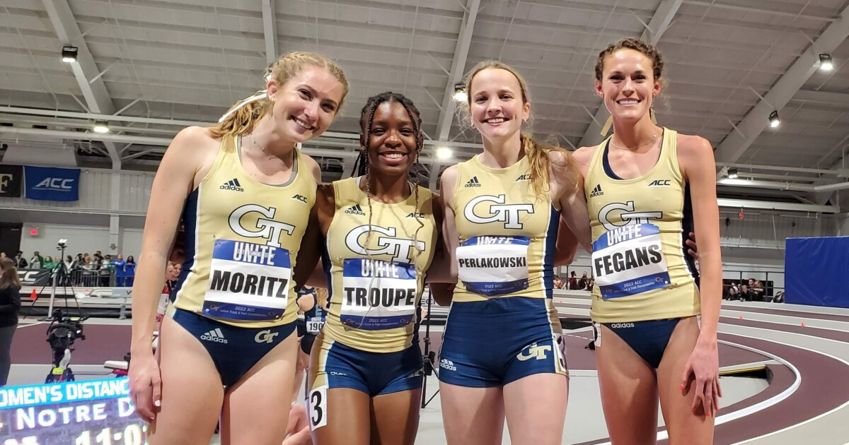 Women’s DMR Team Sets School Record – Georgia Tech Yellow Jackets