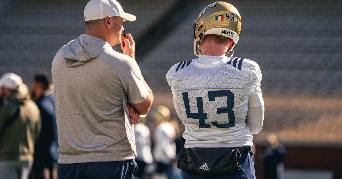 PHOTOS: Spring Practice No. 2 – Football — Georgia Tech Yellow Jackets