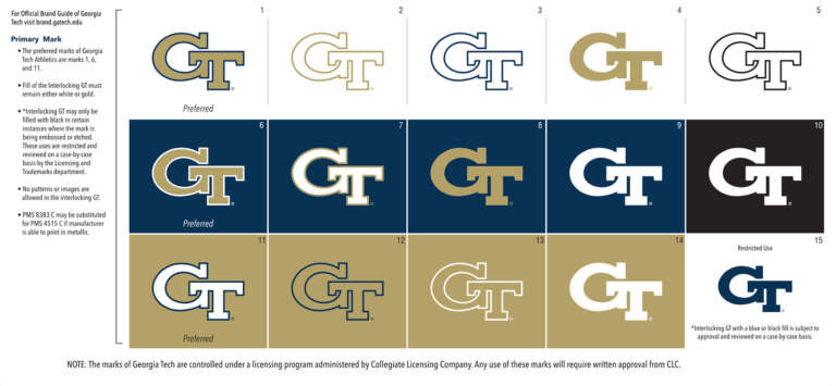 Georgia Tech Yellow Jackets | Official Athletic Site | Brand Guidelines ...
