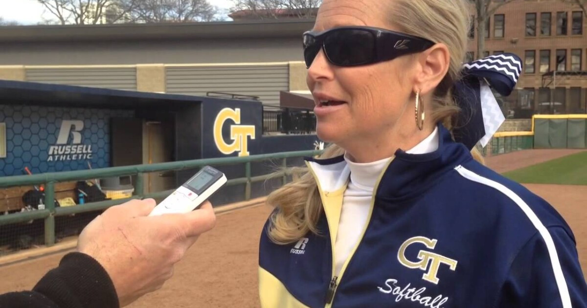 Head Softball Coach Shelly Hoerner – Post Game – Georgia Tech Yellow ...