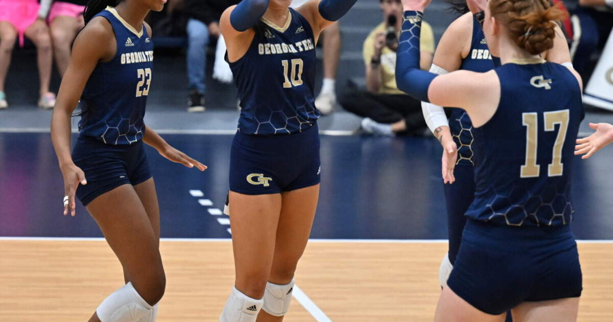 No. 13 Jackets Hound Hokies in Sweep – Georgia Tech Yellow Jackets