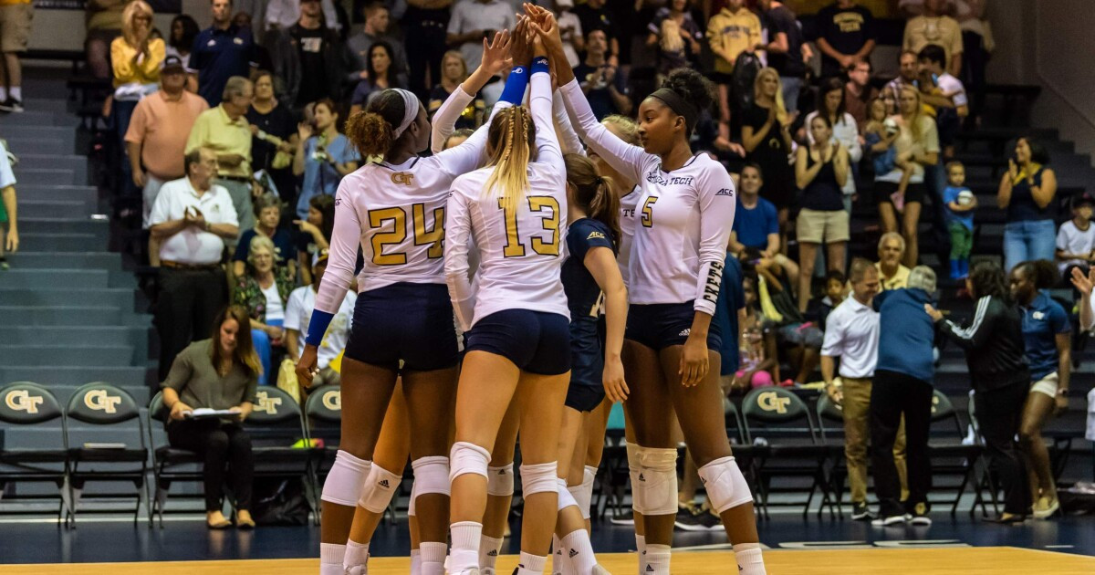 Tech’s Comeback Falls Short Against Notre Dame – Volleyball — Georgia ...