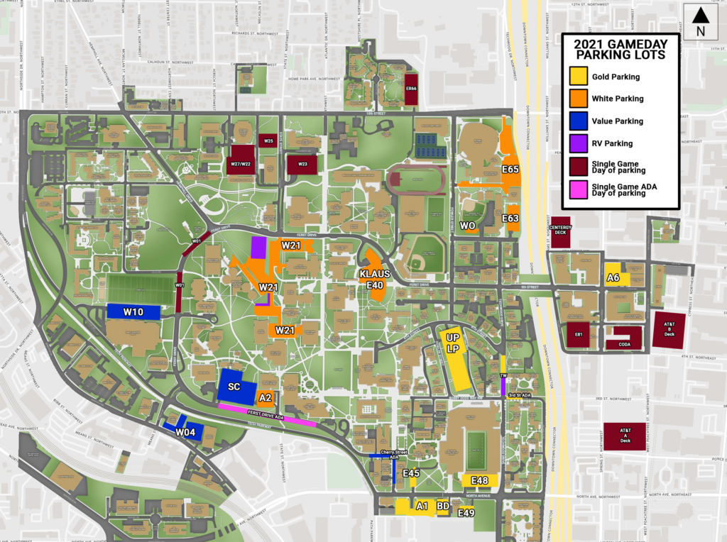 Georgia Tech Yellow Jackets | Official Athletic Site | Football Parking ...