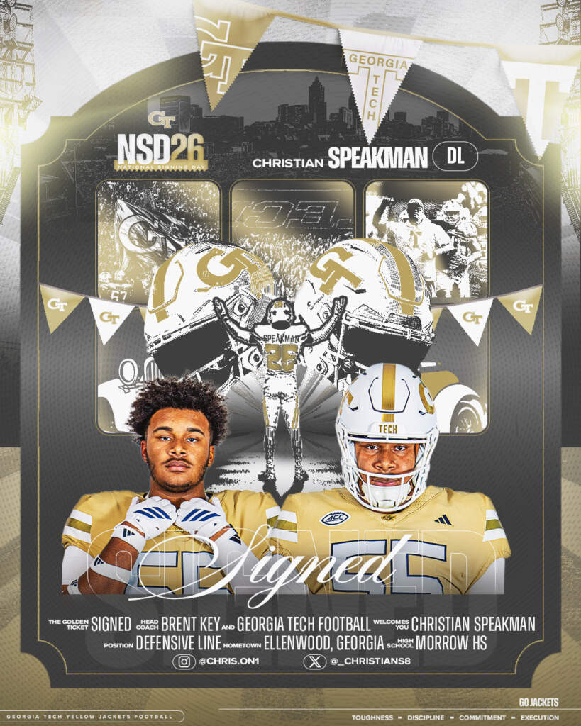 Christian Speakman – Football — Georgia Tech Yellow Jackets