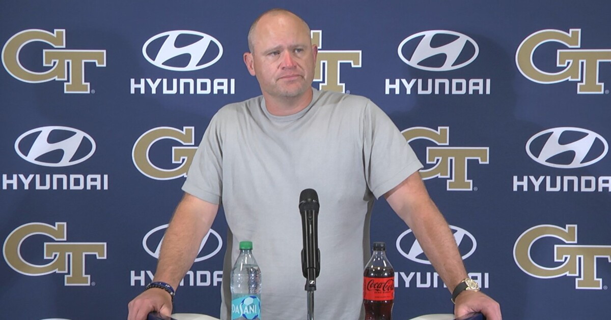 VIDEO: GT Football Week 2 Media Availability – Football — Georgia Tech ...