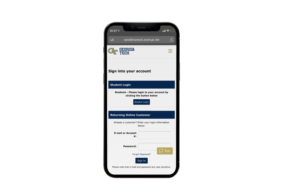 Georgia Tech | Mobile Tickets — Georgia Tech Yellow Jackets