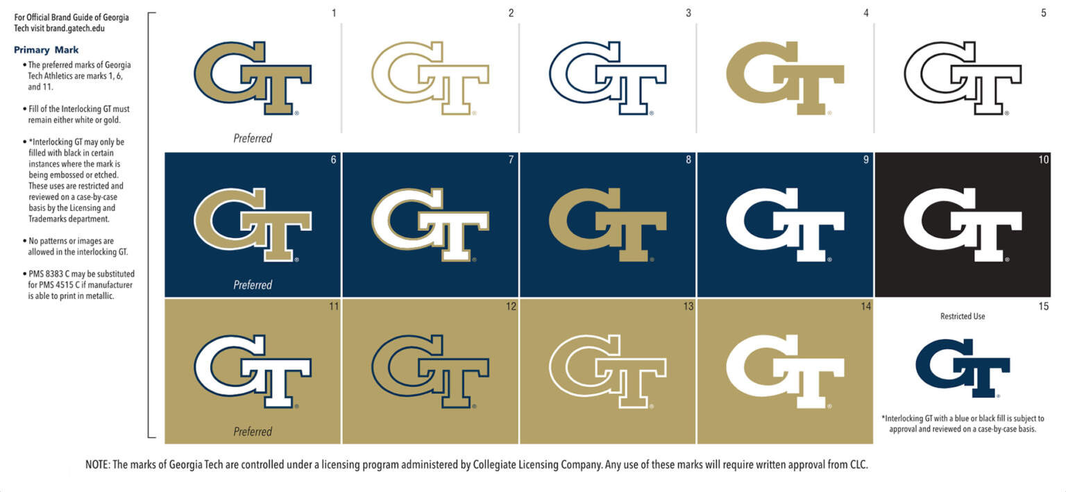 Georgia Tech Yellow Jackets | Official Athletic Site | Brand Guidelines ...