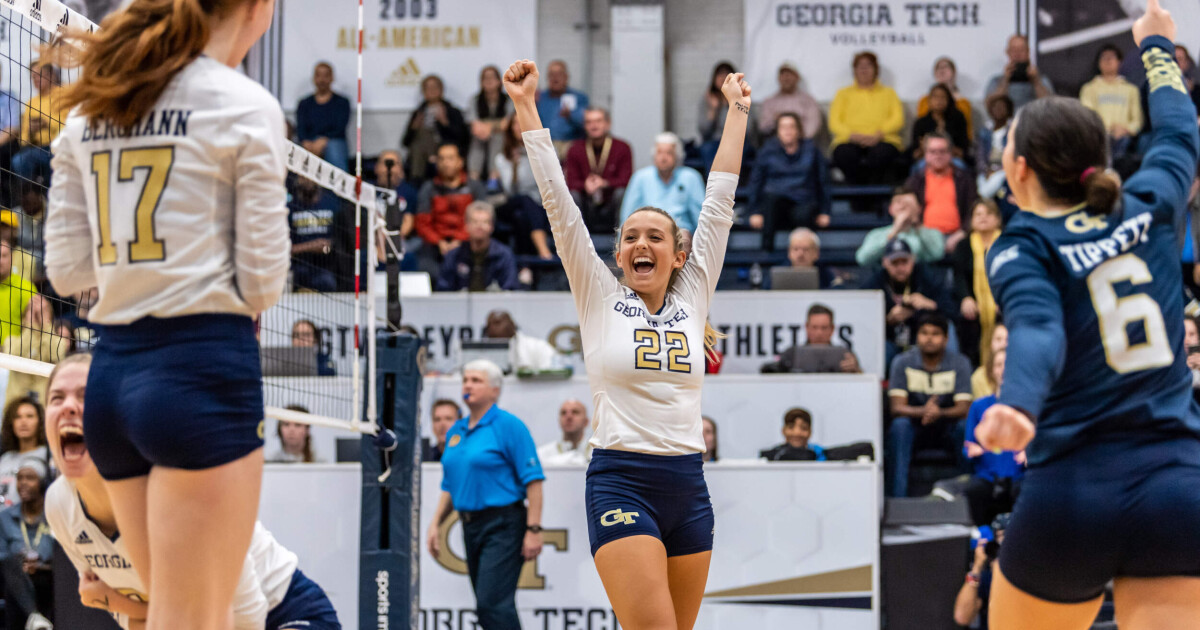 Highlights: Jackets Extinguish Flames in NIVC Quarterfinal – Volleyball ...
