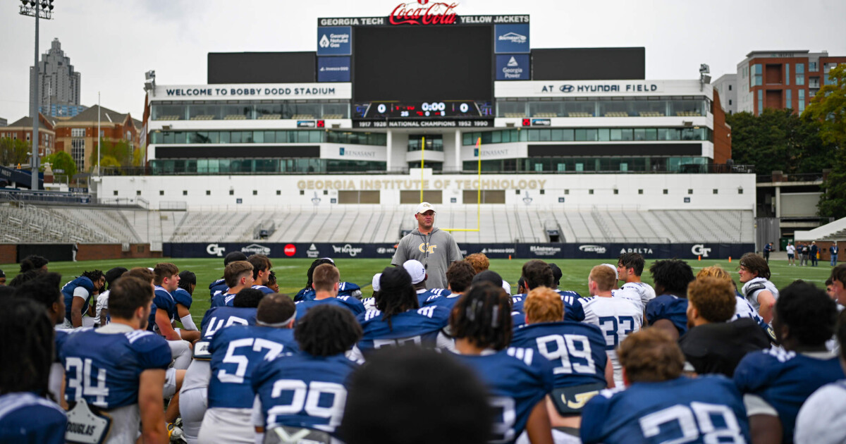 PHOTOS/VIDEO: Spring Practice #3 – Football — Georgia Tech Yellow Jackets