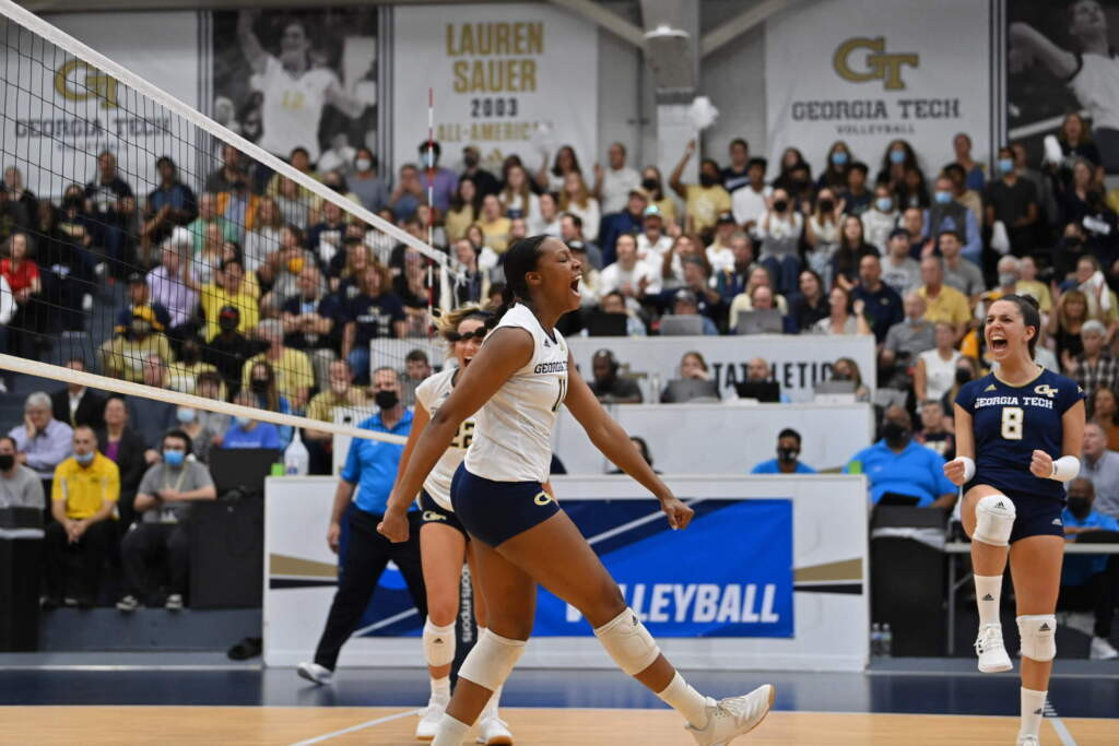 No 8 Seed Tech Sweeps The Citadel To Open Ncaa Tourney Georgia Tech