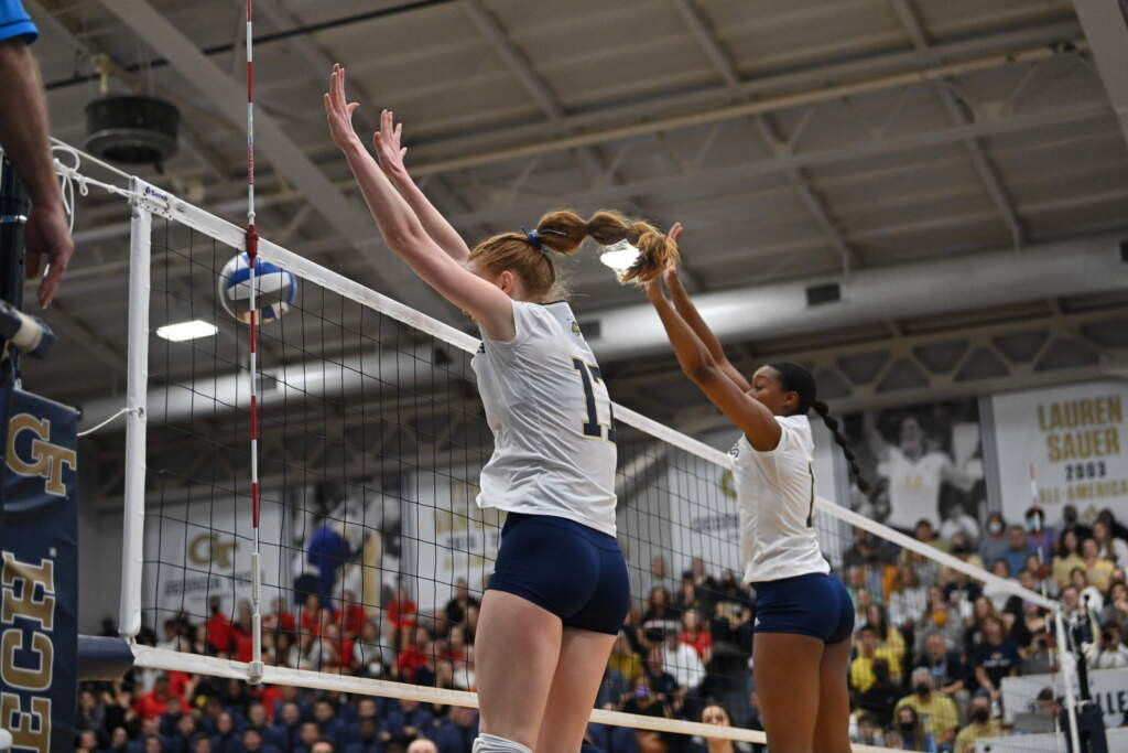 No 8 Seed Tech Sweeps The Citadel To Open Ncaa Tourney Georgia Tech