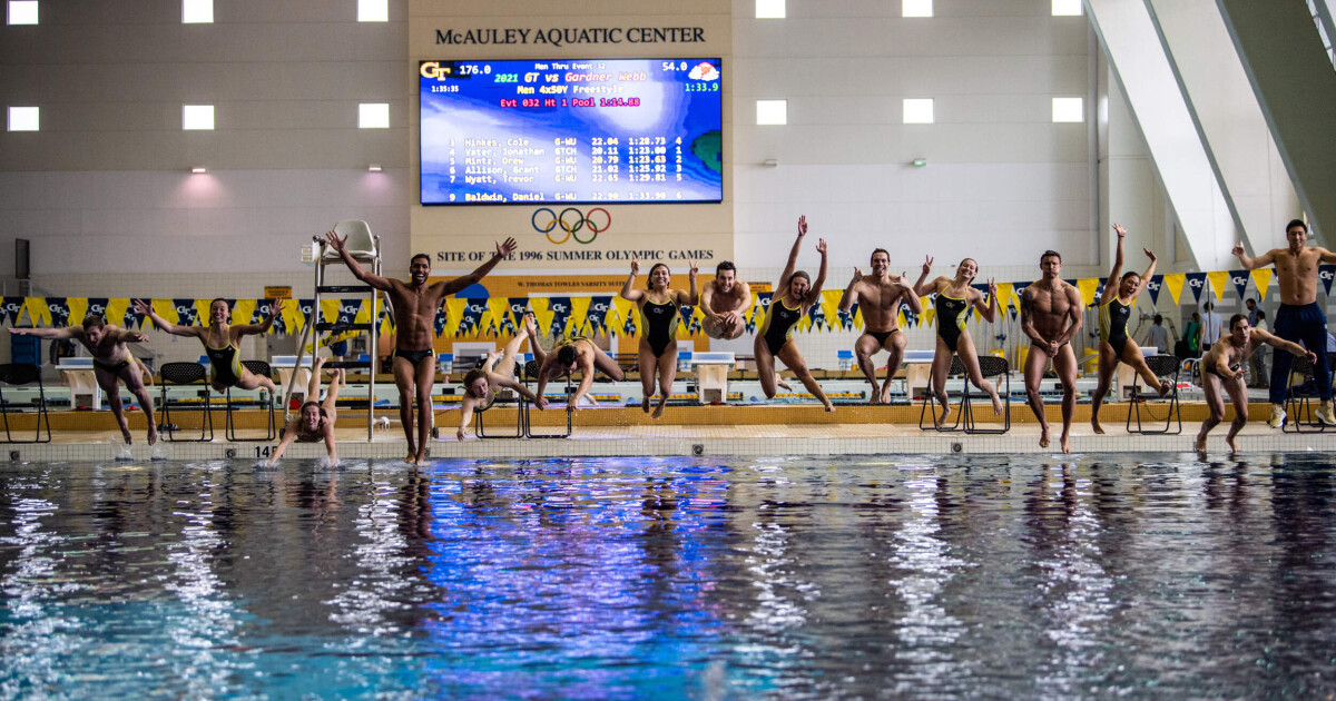 PHOTOS: Swim & Dive Senior Day – Georgia Tech Yellow Jackets