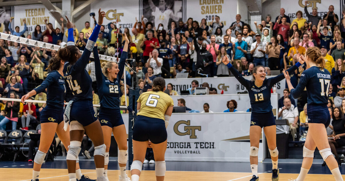 VIDEO: Volleyball Celebration Highlights – Georgia Tech Yellow Jackets
