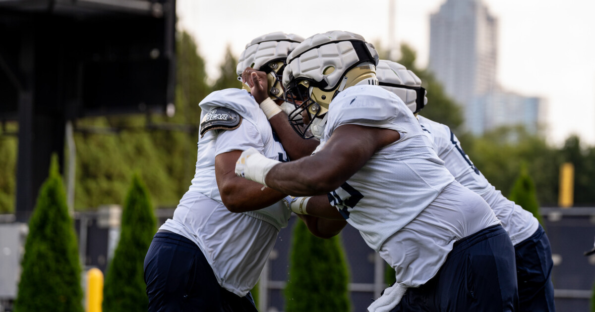VIDEO/PHOTOS: Fall Camp - August 14 – Football — Georgia Tech Yellow ...