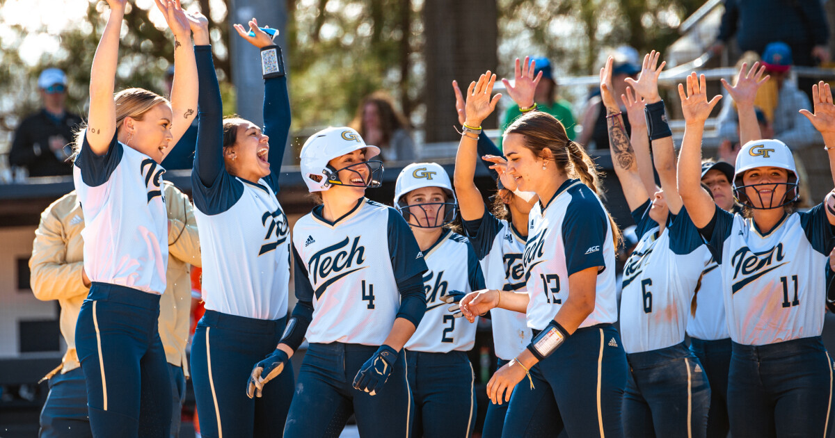 VIDEO: Softball Sweeps Syracuse – Georgia Tech Yellow Jackets