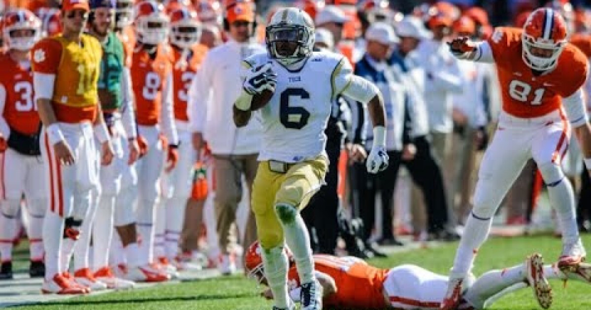 #8: Chris Milton Pick 6 #Jacketology – Georgia Tech Yellow Jackets
