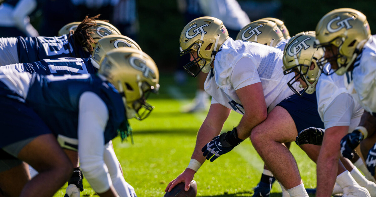 PHOTOS: Spring Practice No. 1 – Football — Georgia Tech Yellow Jackets