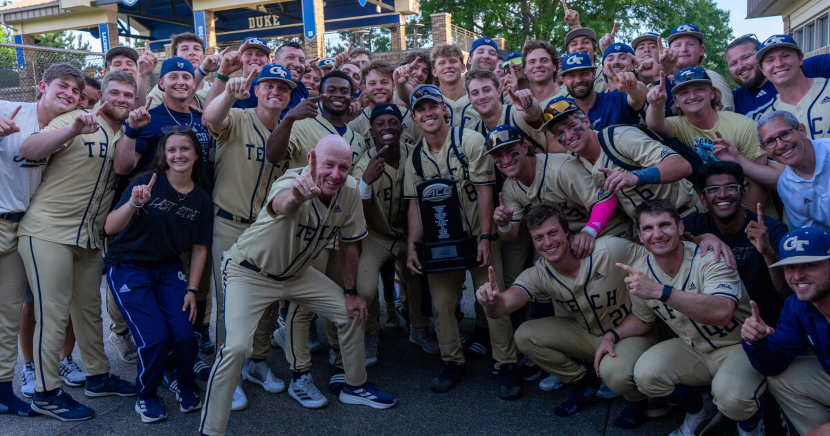 Tech Baseball Wins ACC Regular-Season Championship – Baseball — Georgia ...