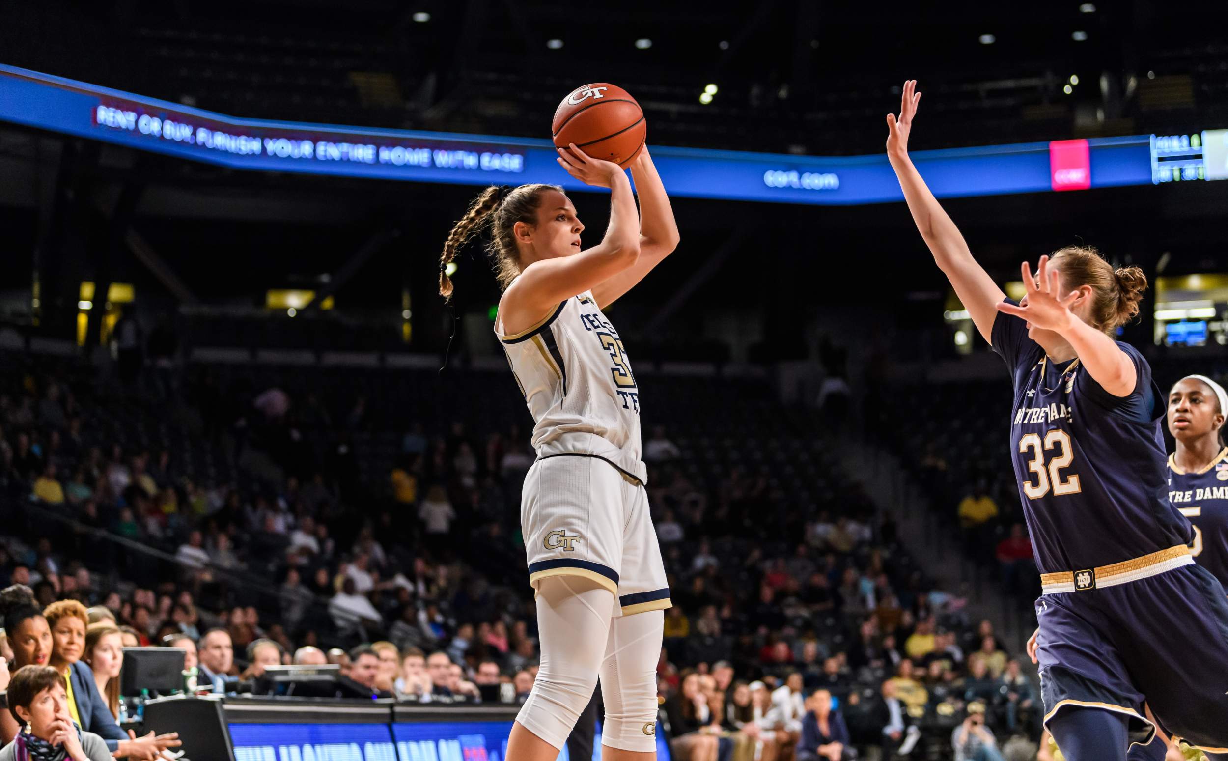 Photos: Women’s Basketball vs. Notre Dame – Georgia Tech Yellow Jackets